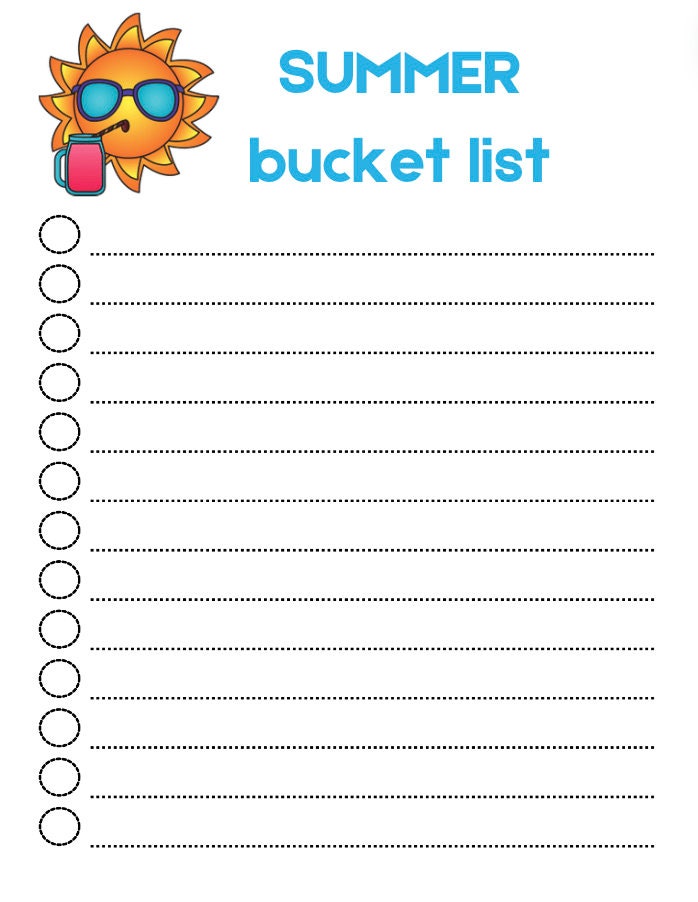 Summer Bucket List Printable With 50 Ideas to Get You Started - Etsy