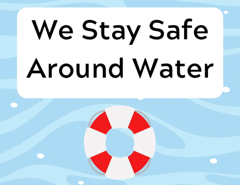 Water Safety Social Story - Swimming Safety for Kids - Etsy