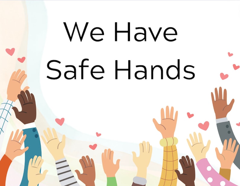 Safe Hands Social Story and Sorting Game - Etsy