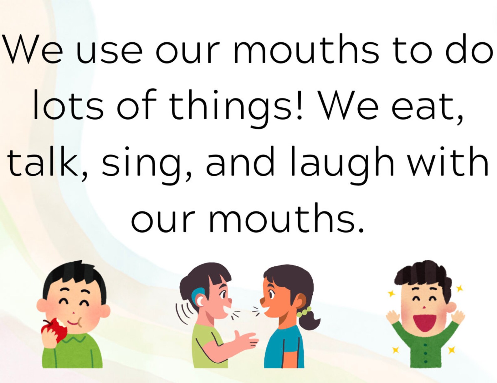 Safe Mouths (no Biting, No Spitting, No Screaming) Social Story and ...