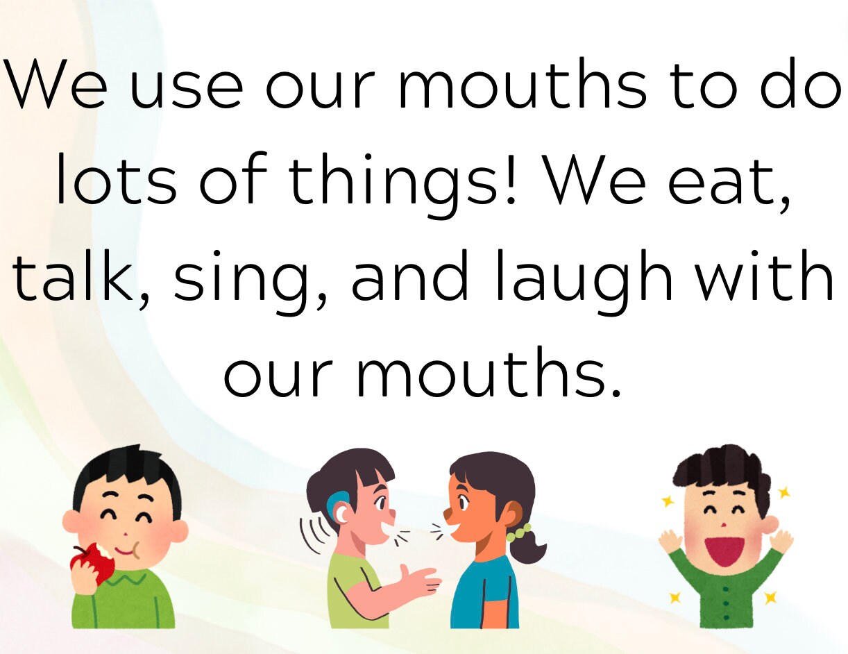 Safe Mouths (no Biting, No Spitting, No Screaming) Social Story and ...