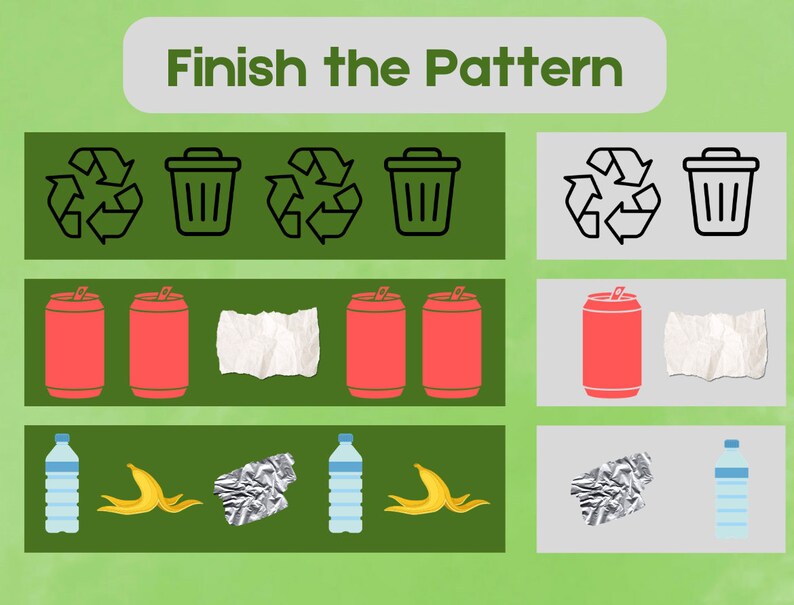 All About Recycling Busy Book Printable - Etsy