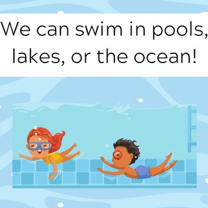 Water Safety Social Story - Swimming Safety for Kids - Etsy