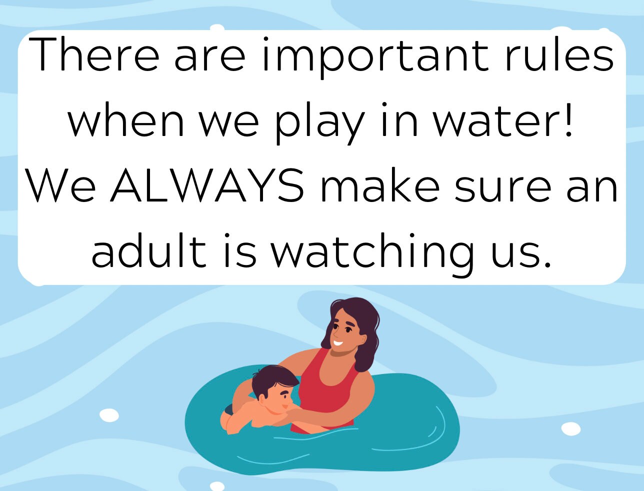 Water Safety Social Story - Swimming Safety for Kids - Etsy