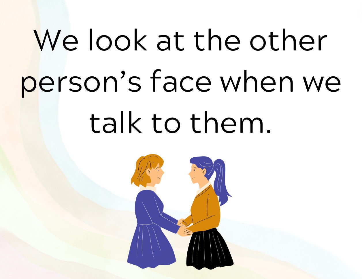 Getting Someone's Attention Social Story - Etsy