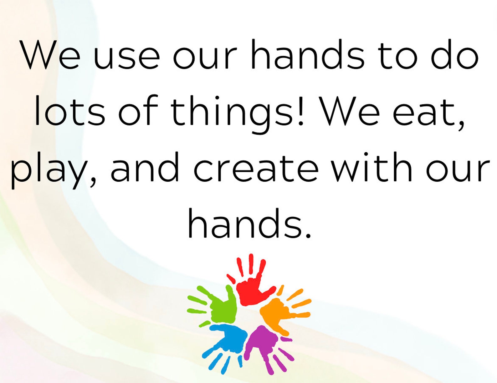 Safe Hands Social Story and Sorting Game - Etsy