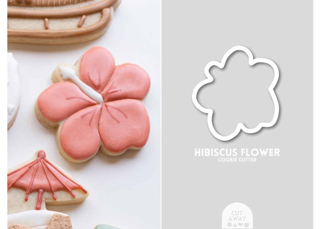 Hibiscus Flower Cookie Cutter - Etsy