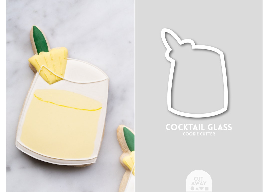 Cocktail Glass Cookie Cutter - Etsy