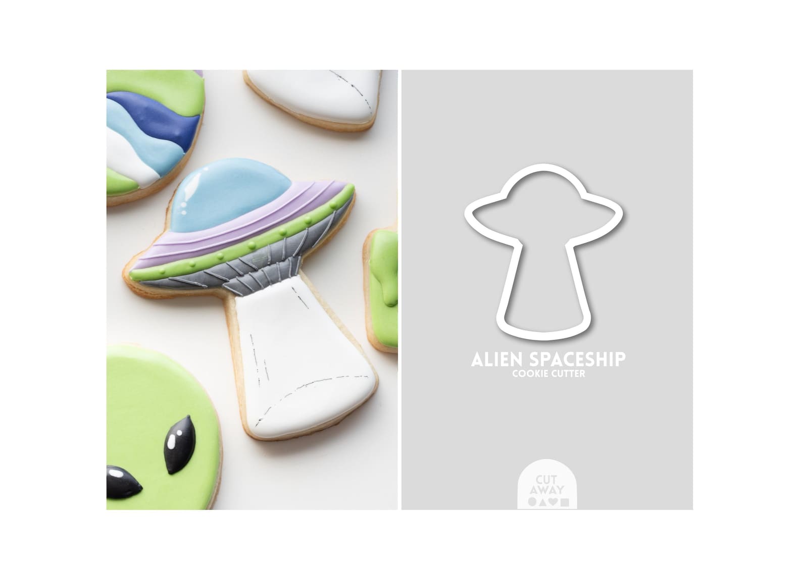 Alien Spaceship Cookie Cutter - Etsy