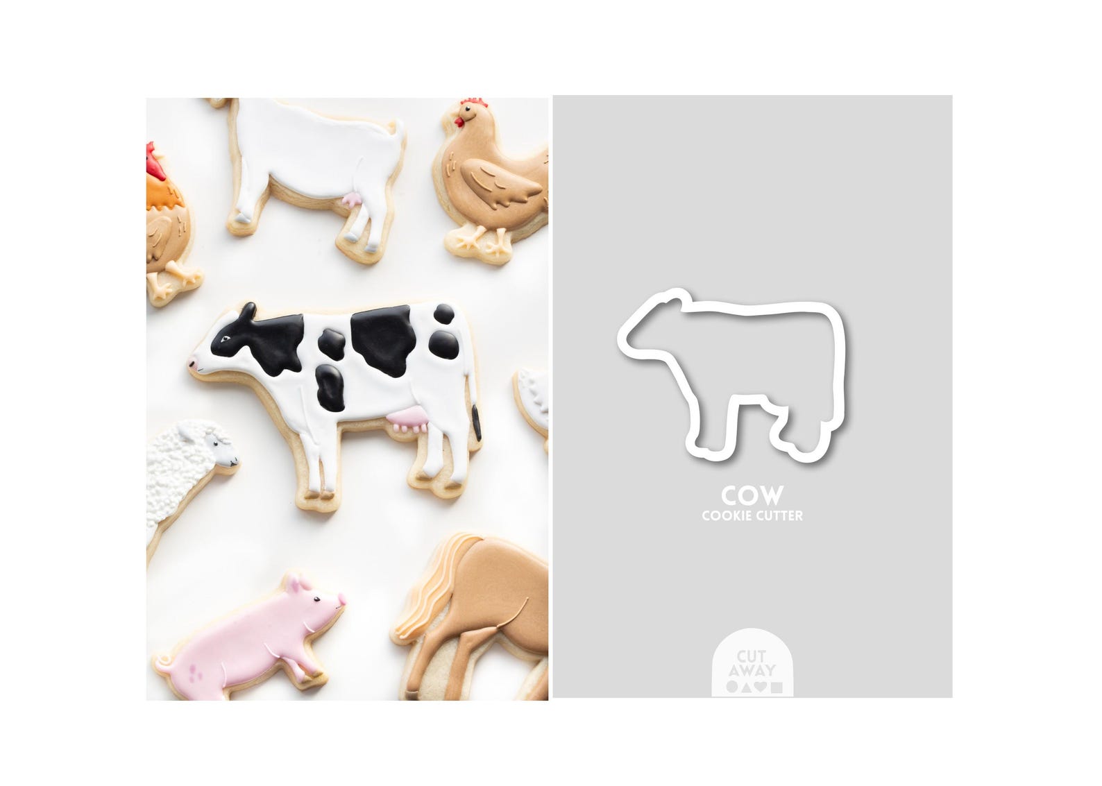 Cow Cookie Cutter - Etsy