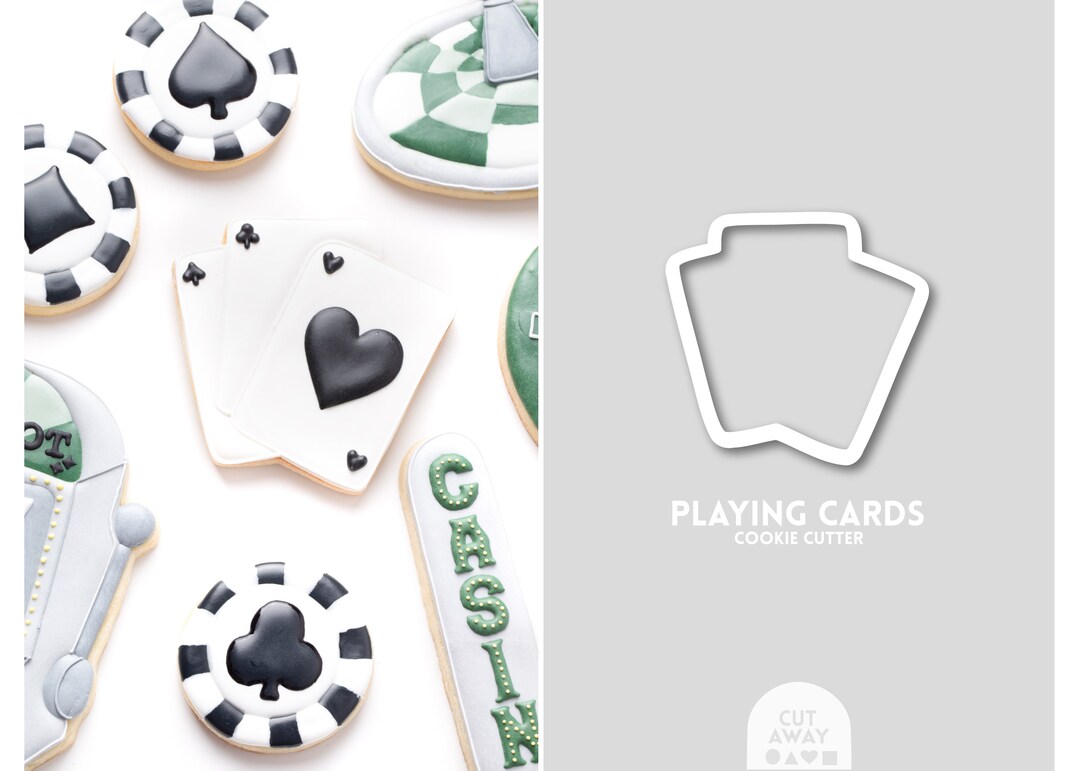 Playing Cards Cookie Cutter - Etsy