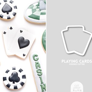 Playing Cards Cookie Cutter - Etsy