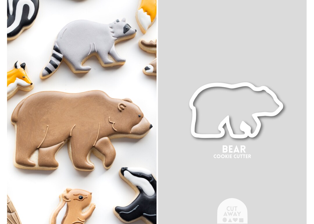 Bear Cookie Cutter - Etsy