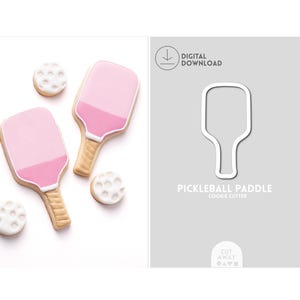 Digital Download- Pickleball Paddle Cookie Cutter STL File - Etsy