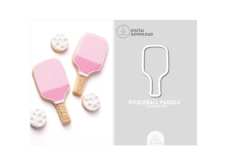 Digital Download- Pickleball Paddle Cookie Cutter STL File - Etsy