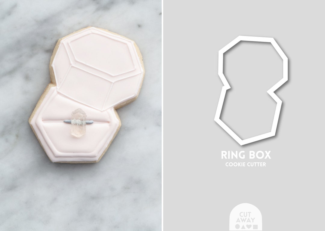 Wedding Ring Box Cookie Cutter - Etsy
