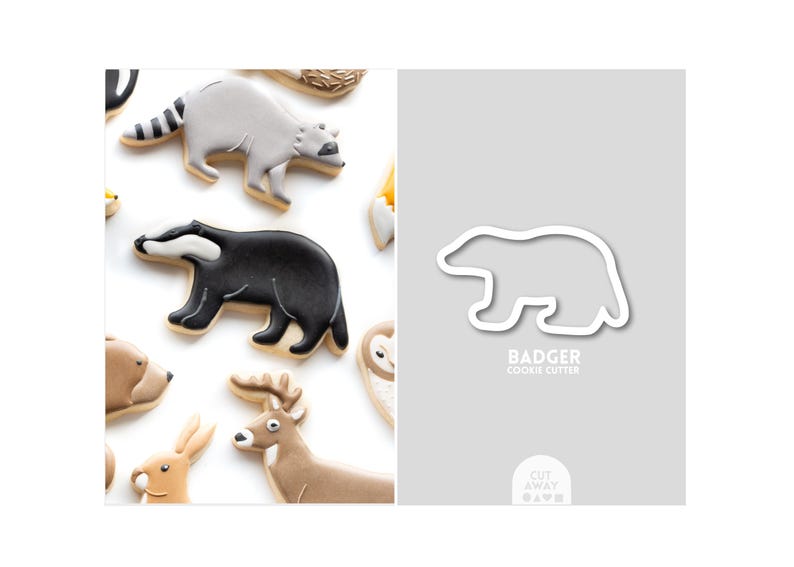 Badger Cookie Cutter - Etsy