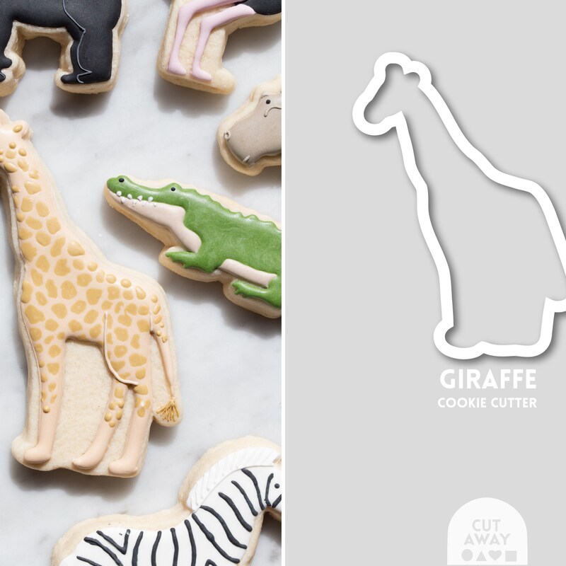 Giraffe Cookie - Etsy