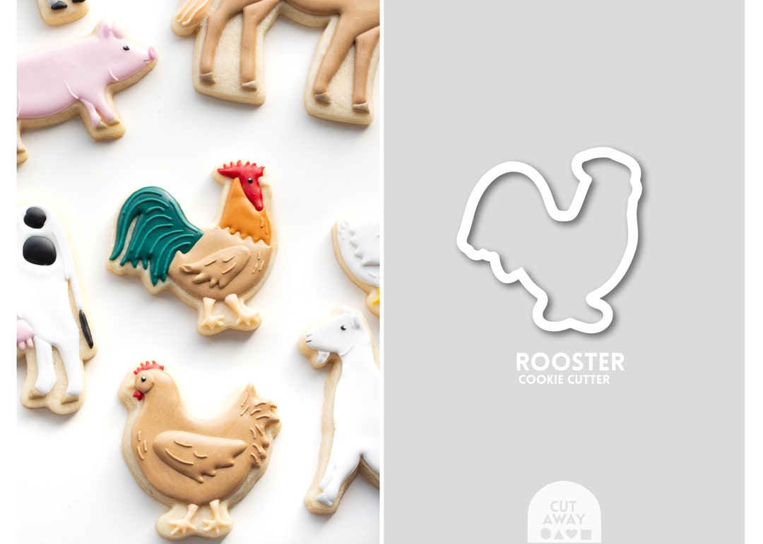 Rooster Cookie Cutter - Etsy