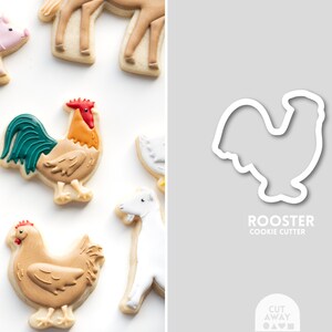Rooster Cookie Cutter - Etsy