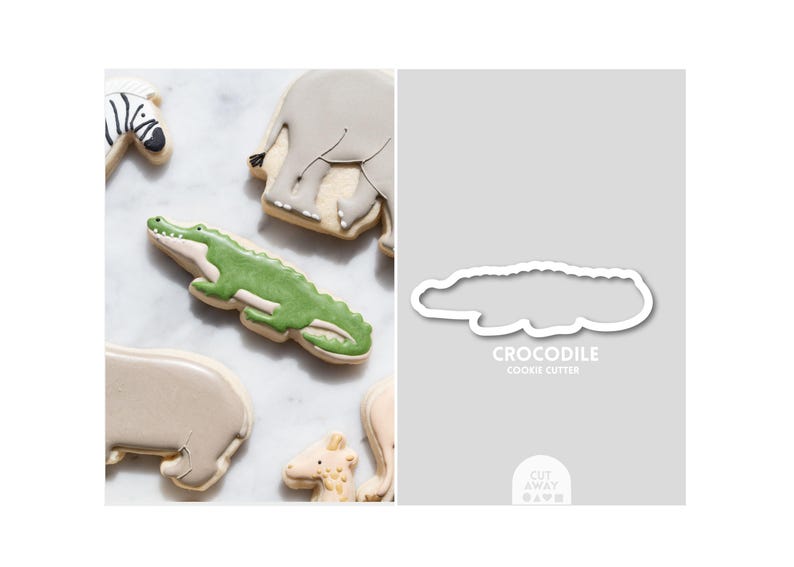 Crocodile Cookie Cutter - Etsy