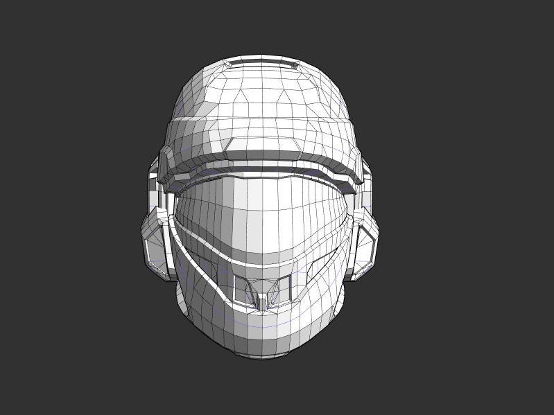 Halo Military Police Helmet EVA Foam Template - Etsy