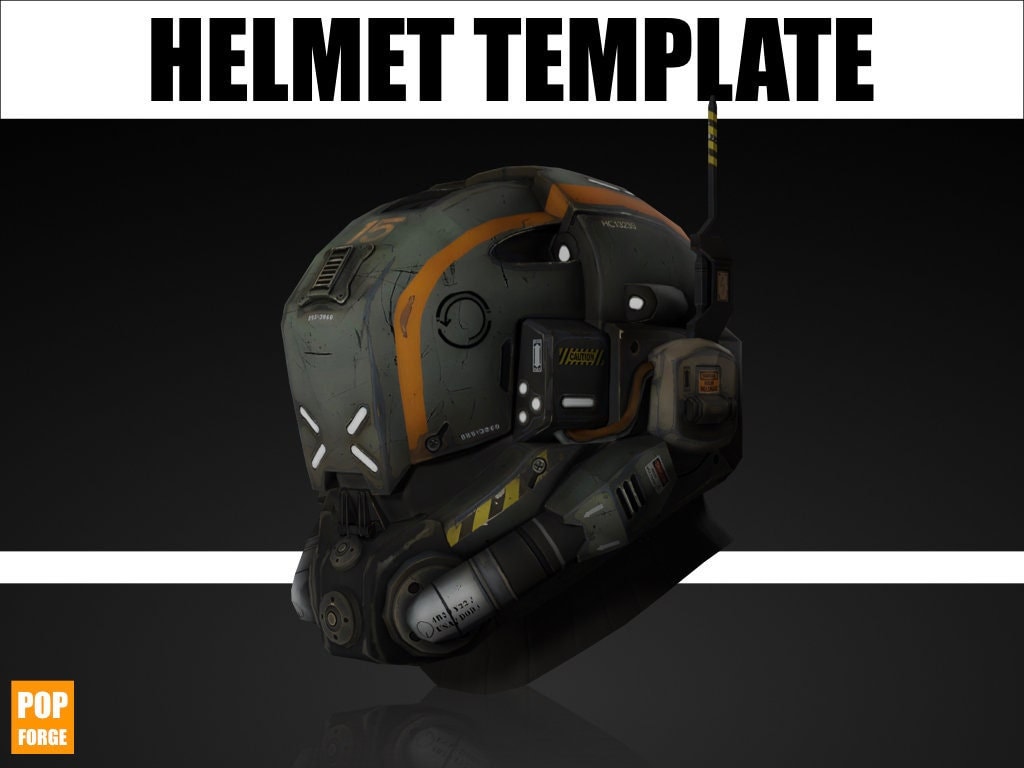 Titanfall MCOR Pilot B Helmet EVA Foam Template - Etsy