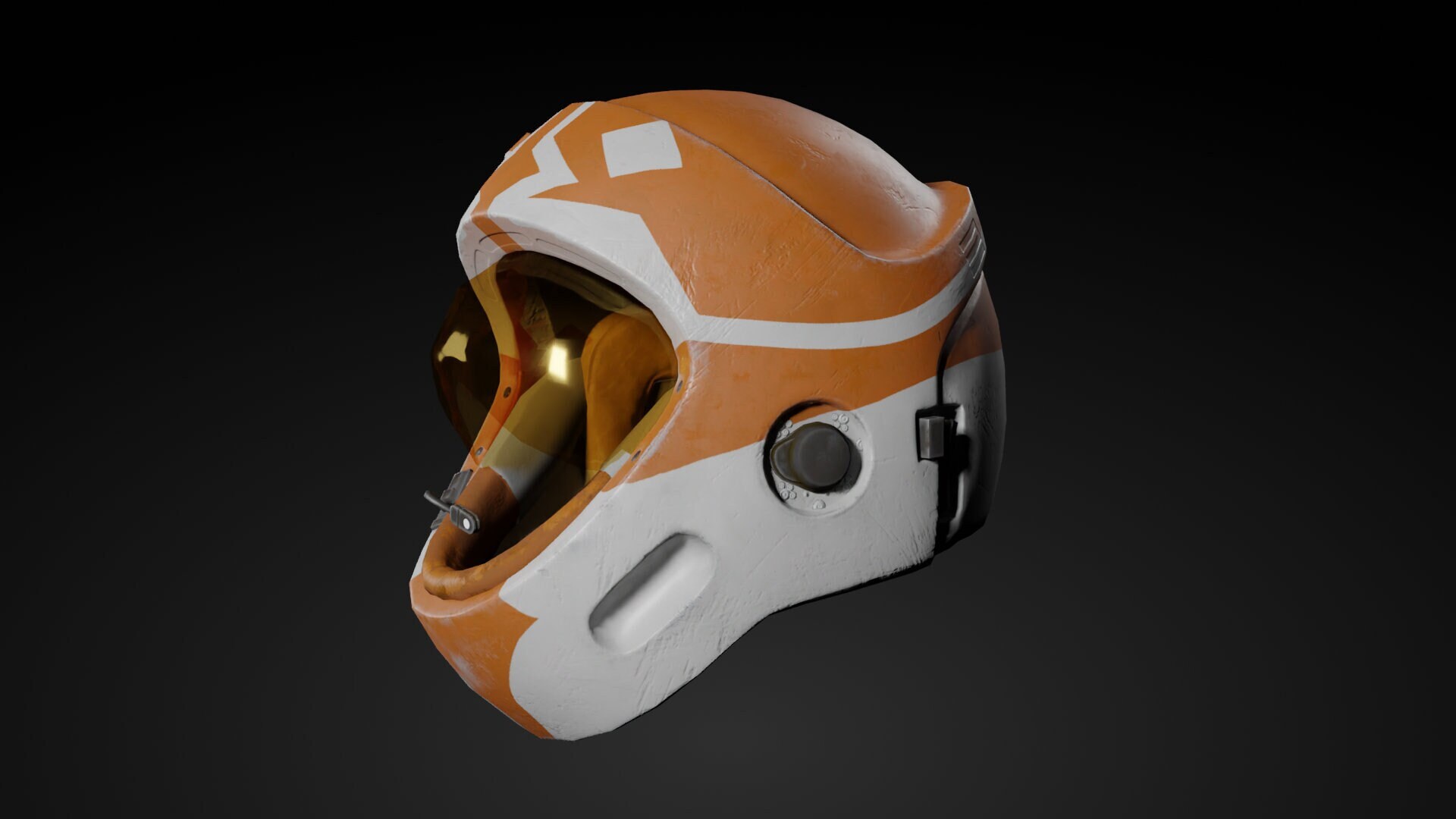 Star Wars Y Wing Pilot Helmet EVA Foam Template - Etsy