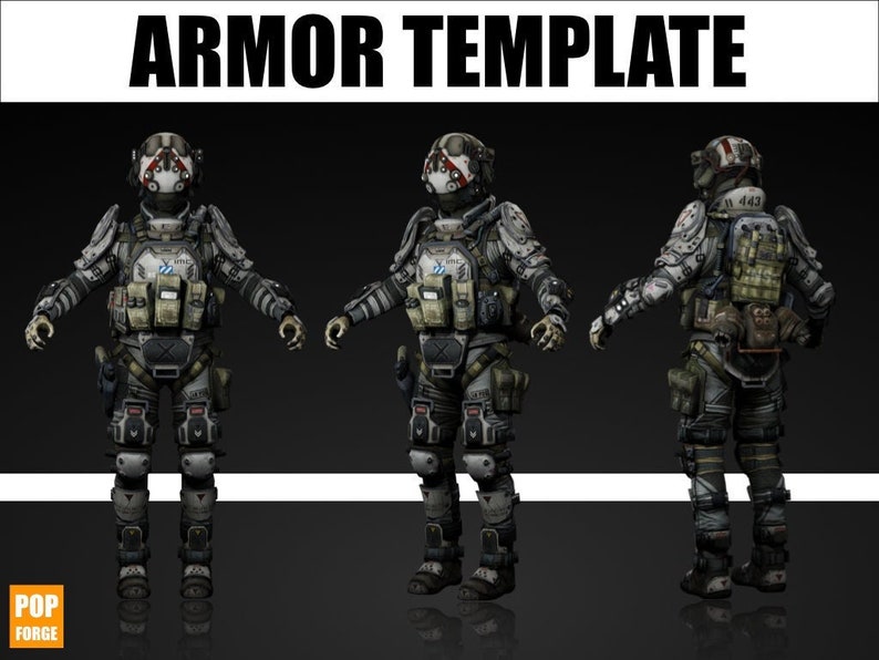 Titanfall IMC Pilot Armor EVA Foam Template - Etsy