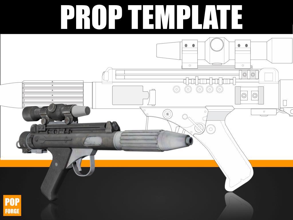 Star Wars DL-17 Blaster Pistol Blueprint for Cosplay PDF - Etsy