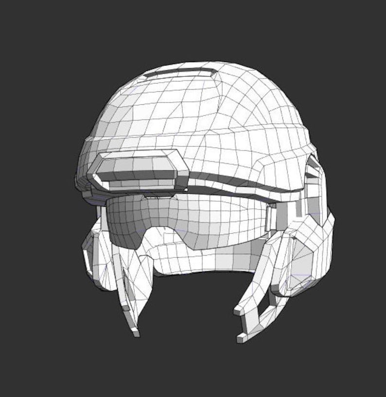 Halo Marine Helmet EVA Foam Template - Etsy