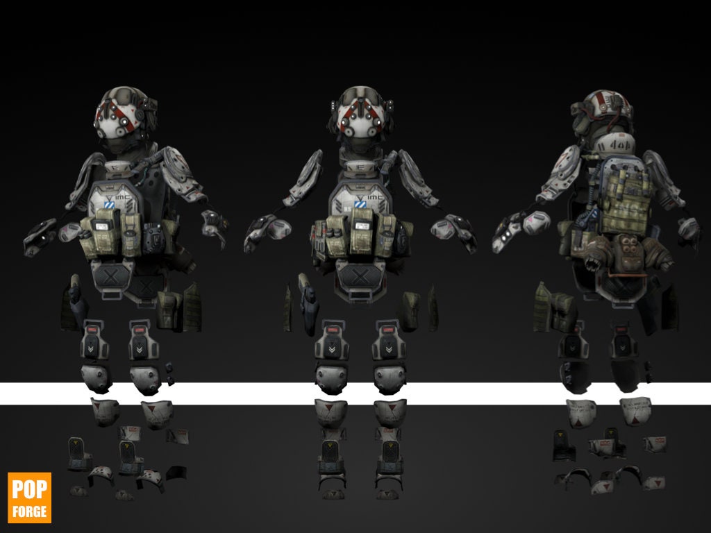 Titanfall IMC Pilot Armor EVA Foam Template - Etsy