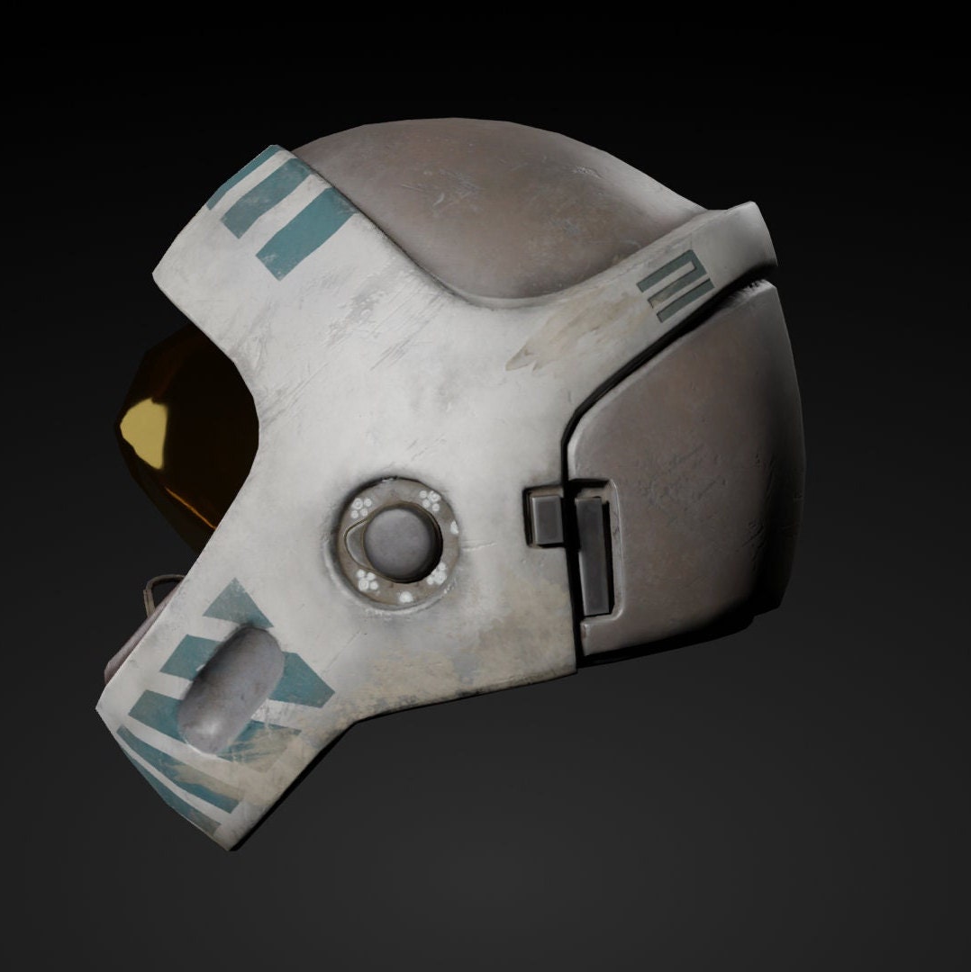 Star Wars Y Wing Pilot Helmet EVA Foam Template - Etsy