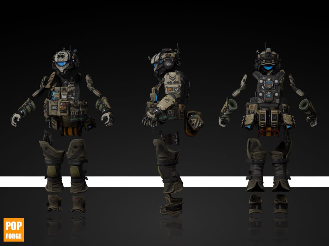 Titanfall 2 Pulse Blade Pilot Armor EVA Foam Template - Etsy