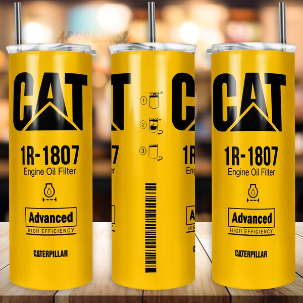 Cat Oil Filter Tumbler - Etsy