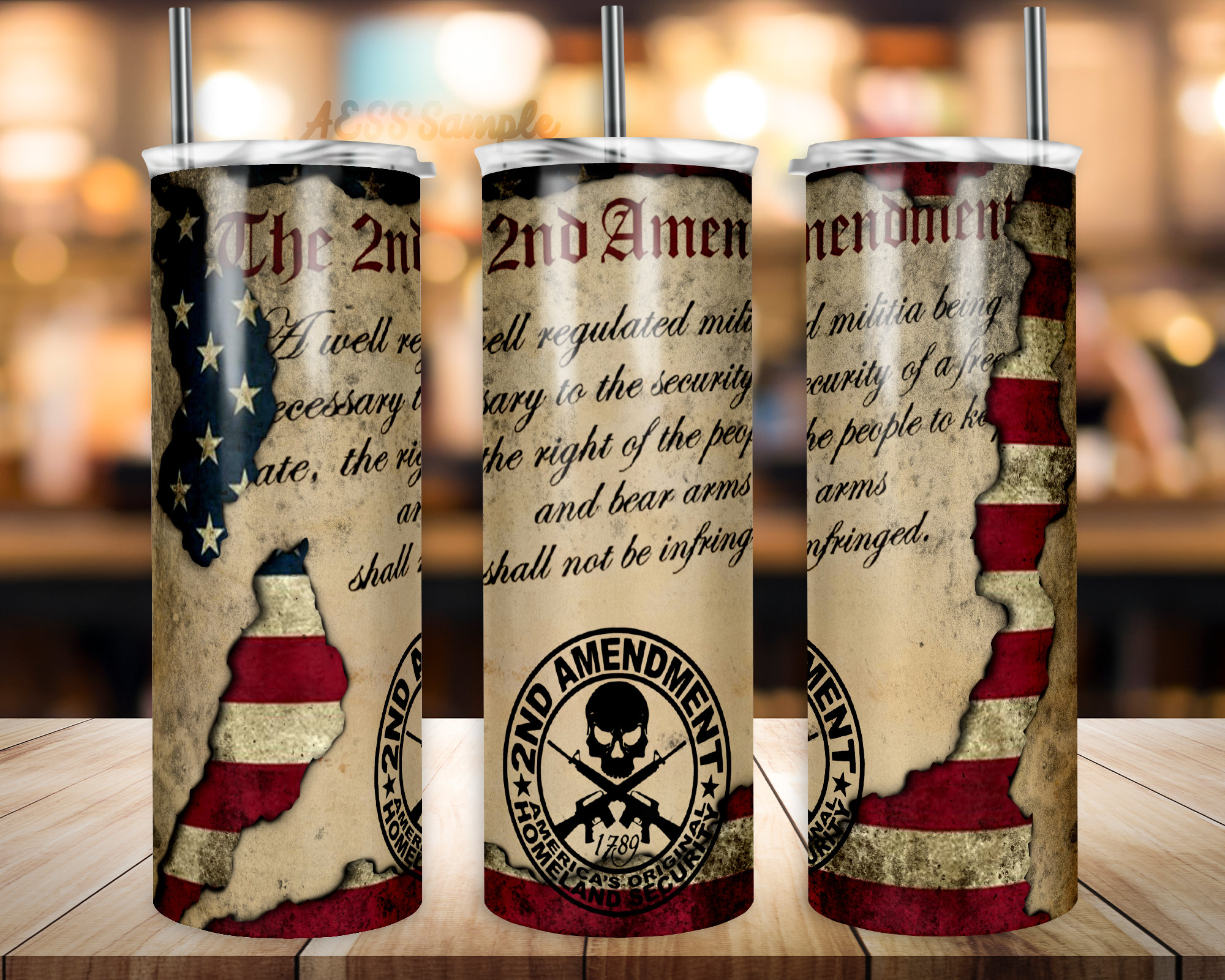 2nd Amendment Tumbler Design, PNG Design, Tumbler Wrap, 20oz Tumbler ...