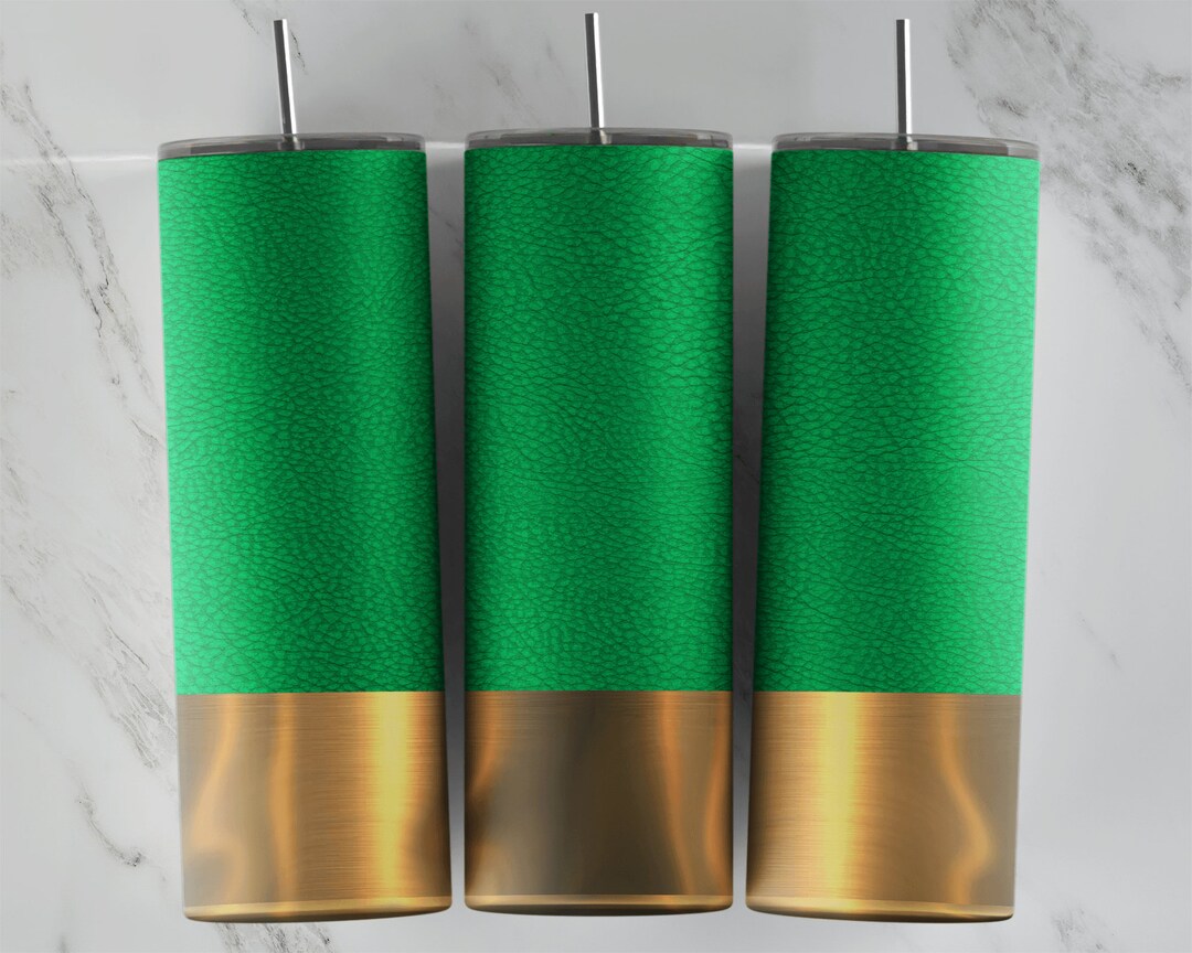 Green Bullet Tumbler Design, Sublimation Image, Great for 20oz Skinny ...