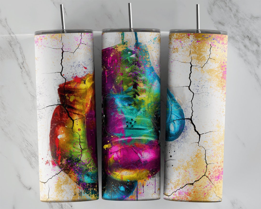 Boxing Tumbler Design, Novelty Design, Vinyl Wrap, 20oz Tumbler ...