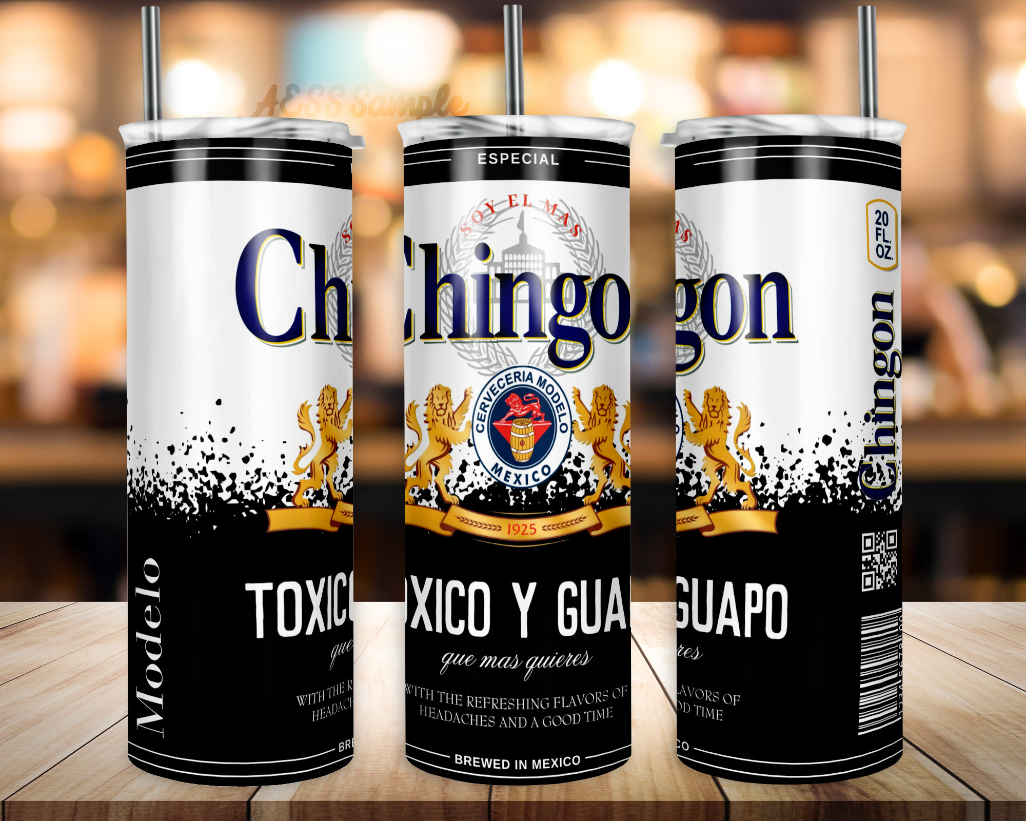 Chingon Tumbler Design, Novelty Design, Tumbler Wrap, 20oz Tumbler ...
