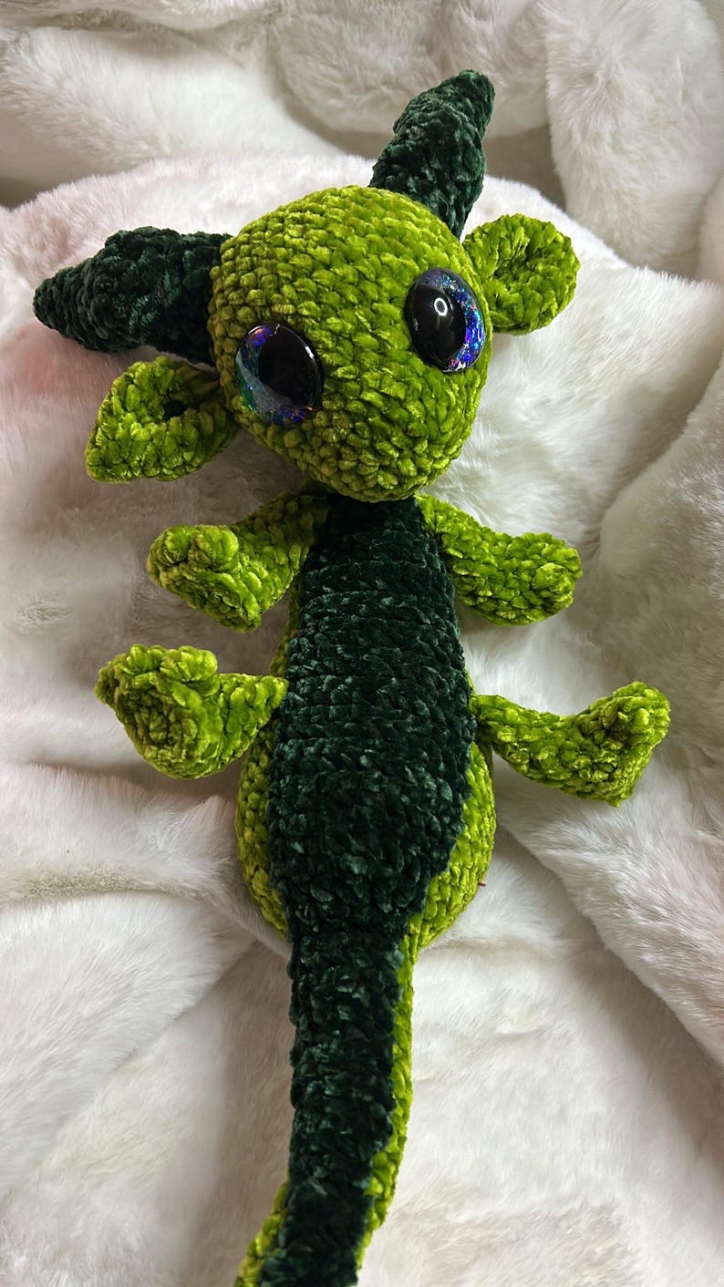 Kuha the Water Spirit Dragon PDF Crochet Pattern | Us Terms | English ...