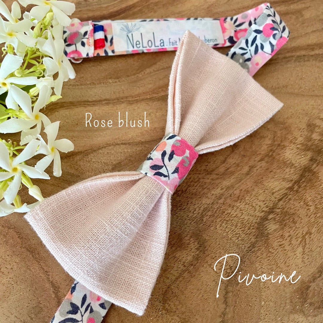 Pink Liberty Bow Tie Peony - Etsy