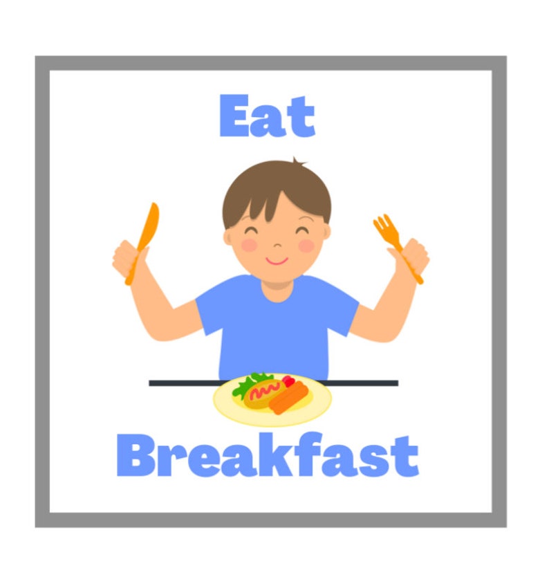 Printable Kids Daily Responsibilities, Productivity Booster, Chore ...