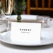 Name Cards for Table - Modern Collection - Editable, Printable - Chic ...