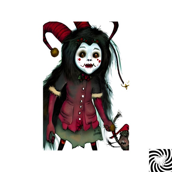 Evil Little Girl Art
