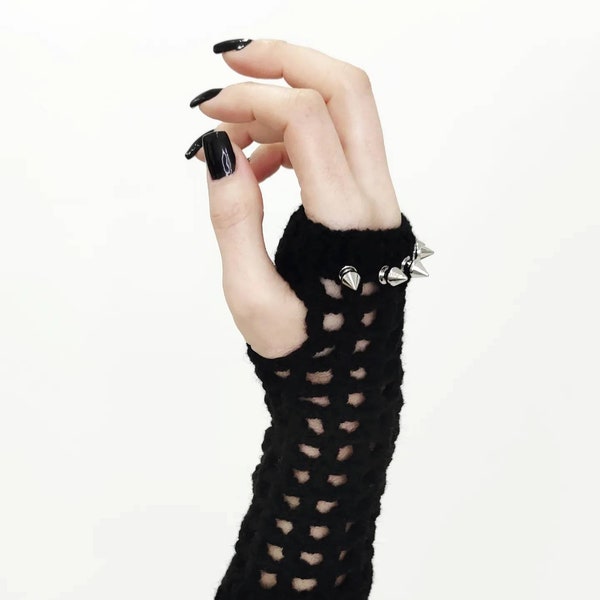 Gothic Gloves - Etsy