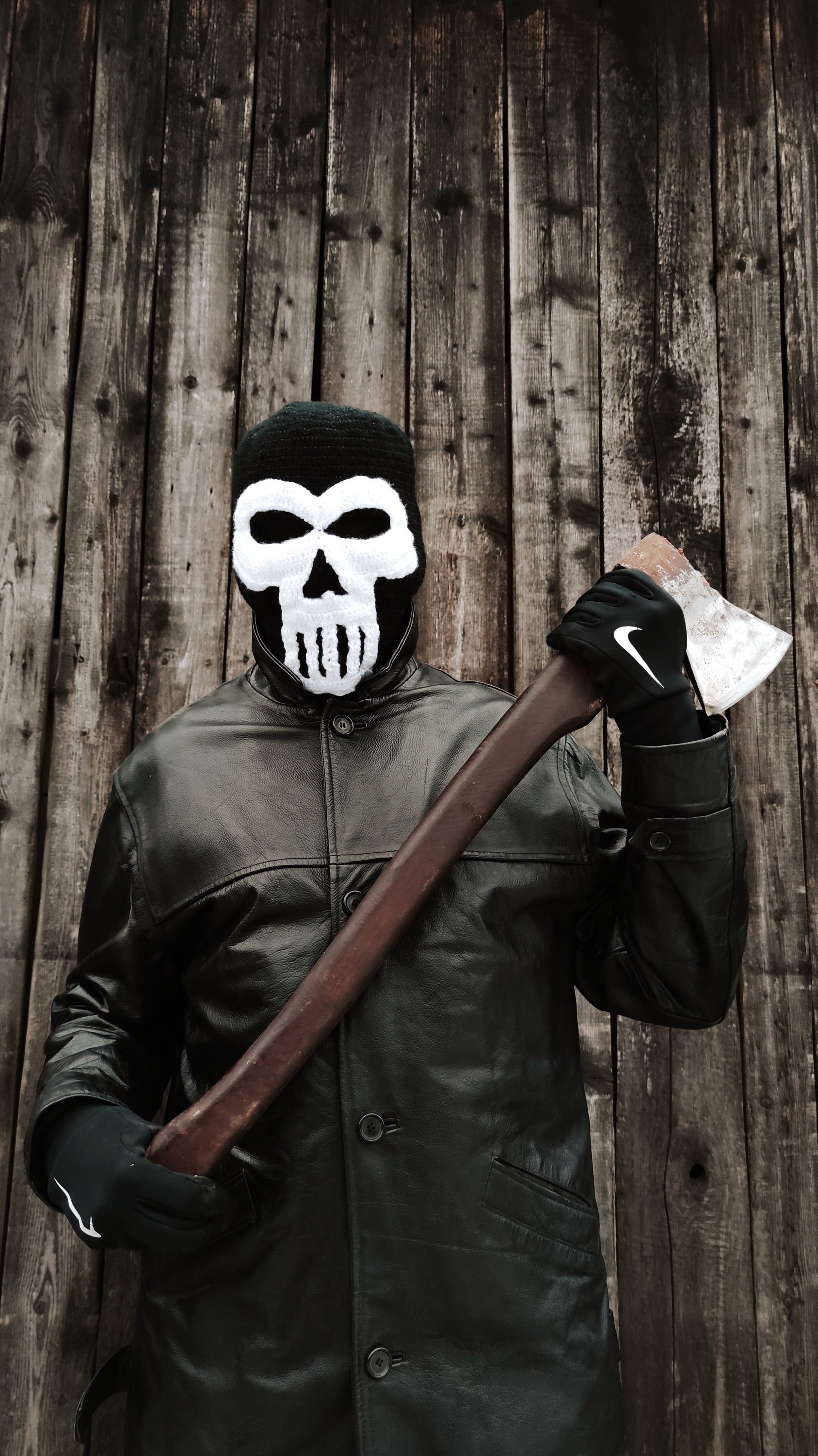 Balaclava Punisher Skull, Mens Black Skull Mask, Punisher Mask ...