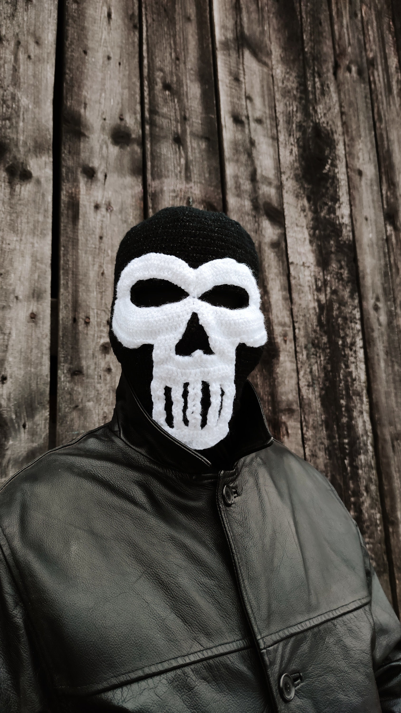 Balaclava Punisher Skull, Mens Black Skull Mask, Punisher Mask ...