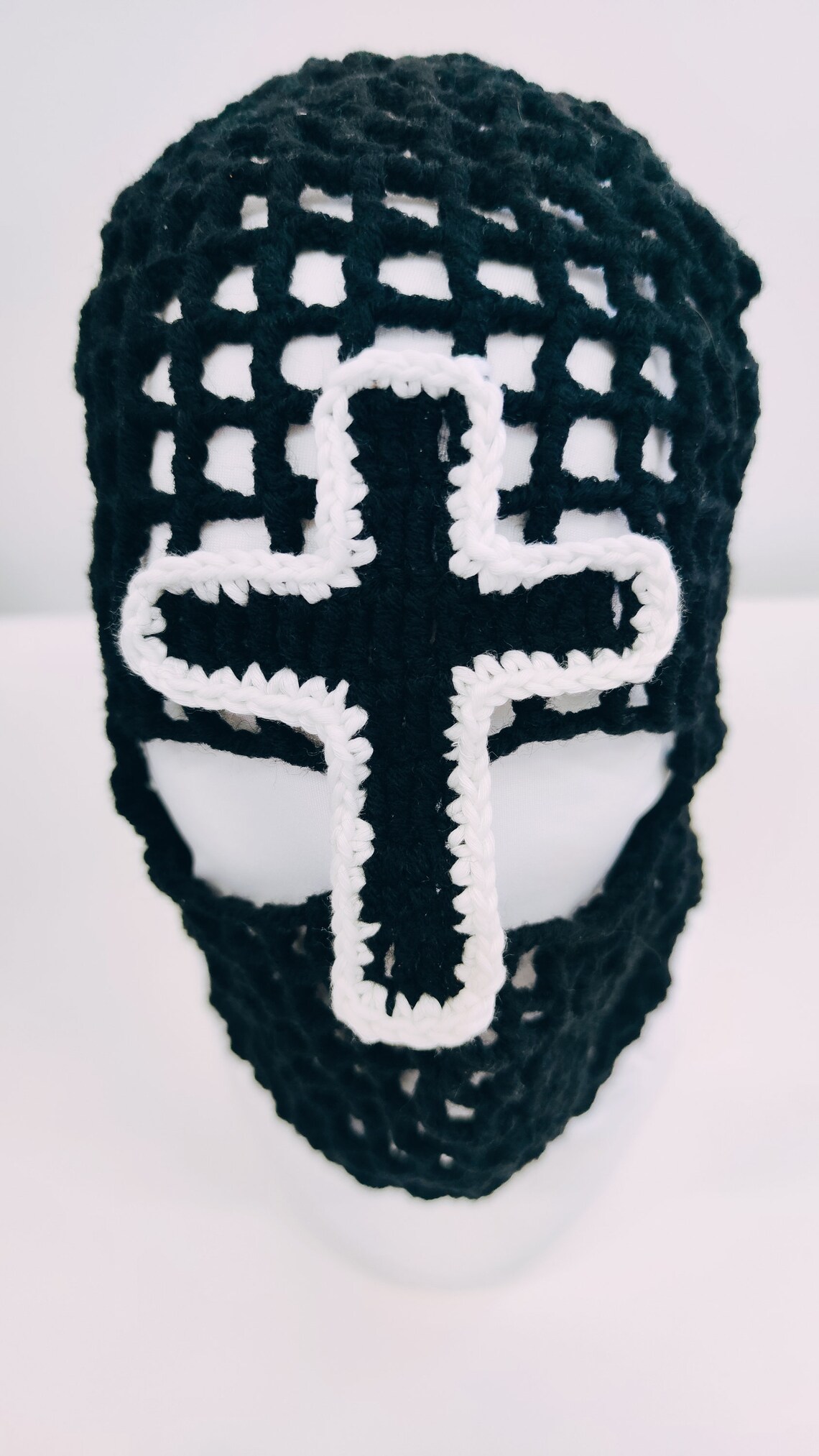 Balaclava Mens Black Cross Balaclava Cross Mask Ski Mask - Etsy