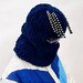 Mask, Dreadlocks Balaclava, Dreadlocks Mask, Blue Gold Knit Mask ...