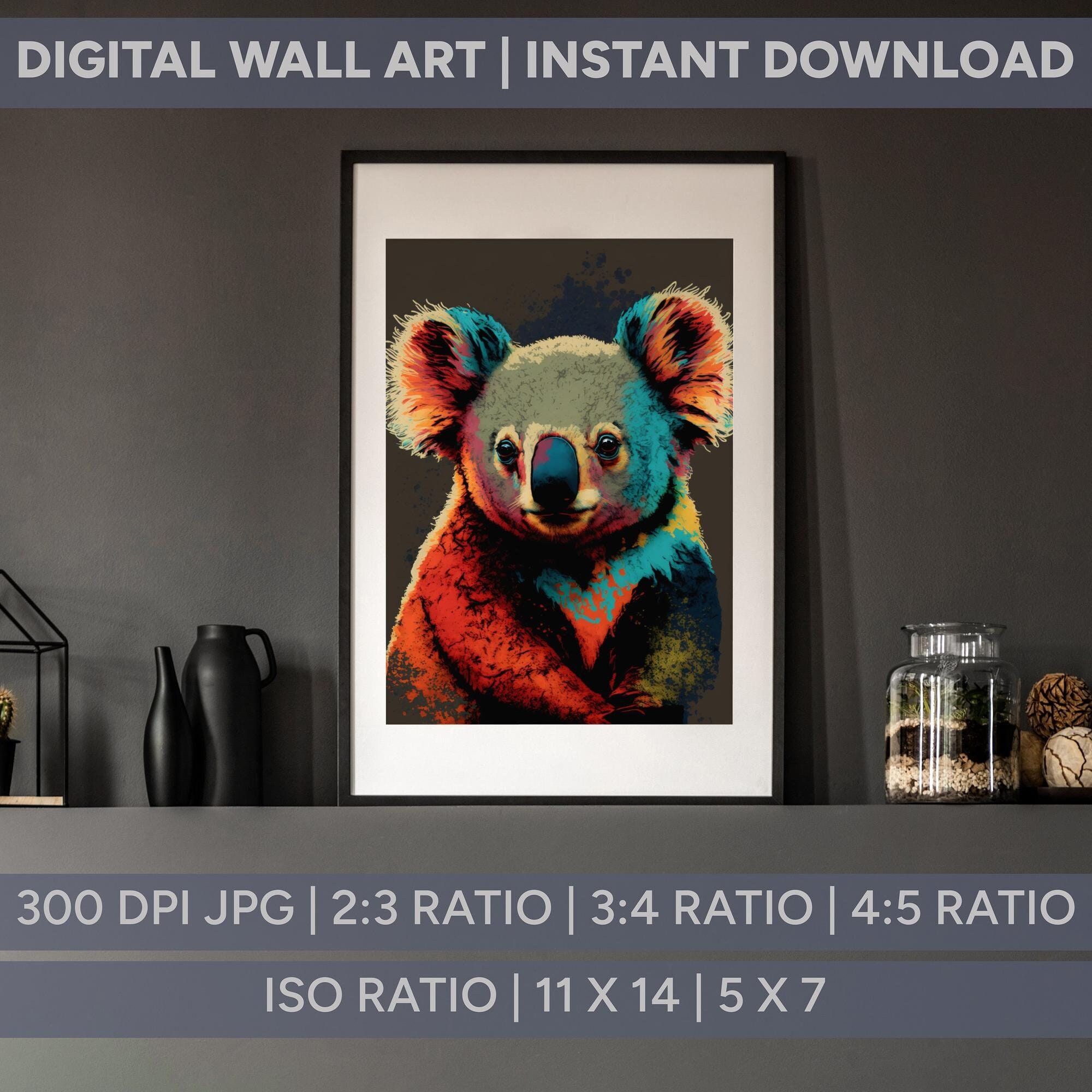 Koala Pop Art